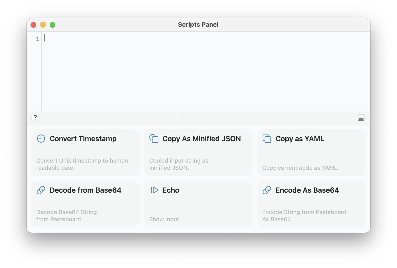 Scriptable JSON Formatter for macOS - OK JSON